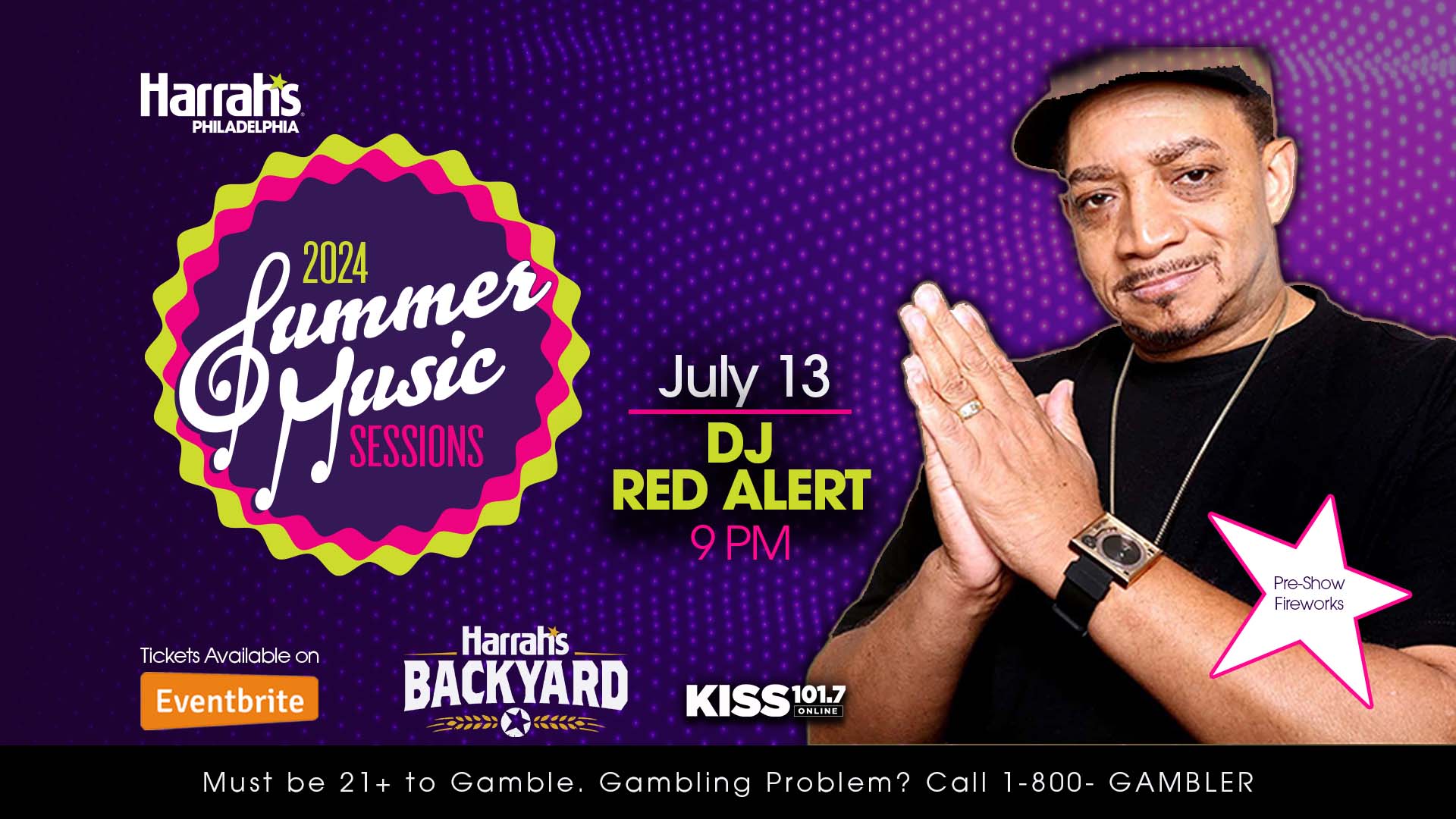 Harrah’s Philadelphia Summer Music Series Features DJ Red Alert ...