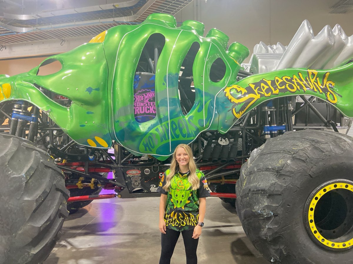 Meet Taylor Holman, Driver of Skelesaurus on the Hot Wheels Monster ...